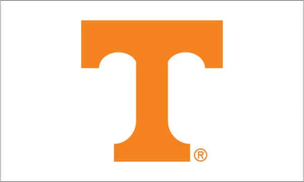 White Flag with Orange Power T – Vol Navy