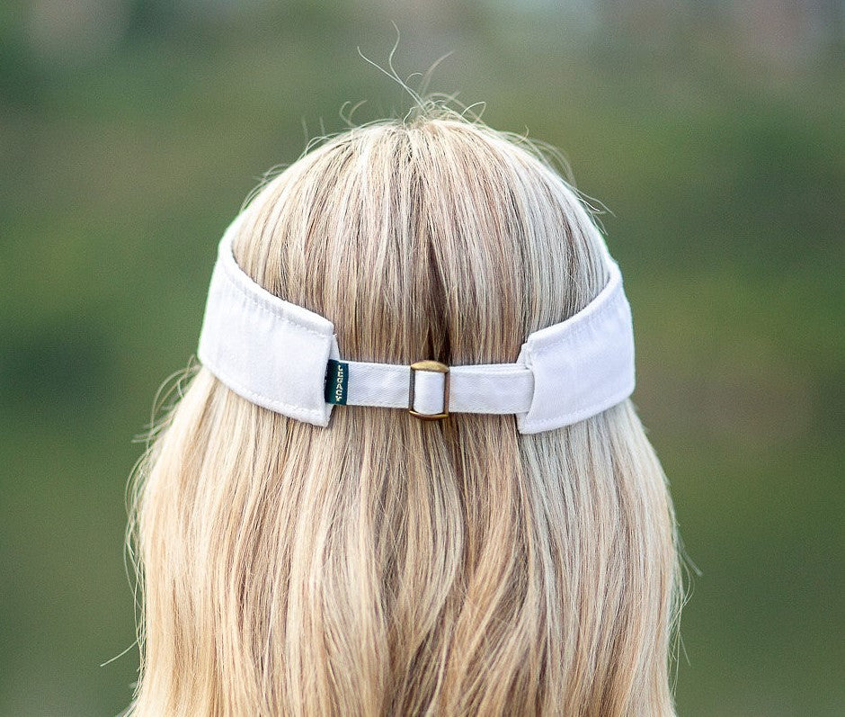 White Volunteers Visor – Vol Navy